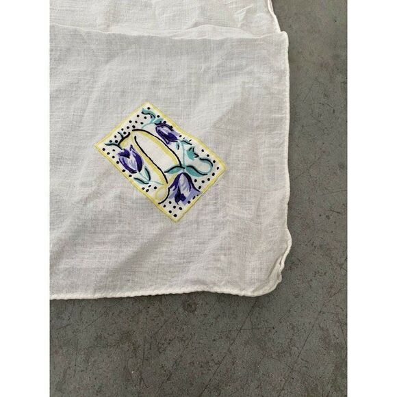 Handmade | Accessories | Vintagehandkerchiefpurpletulip | Poshmark